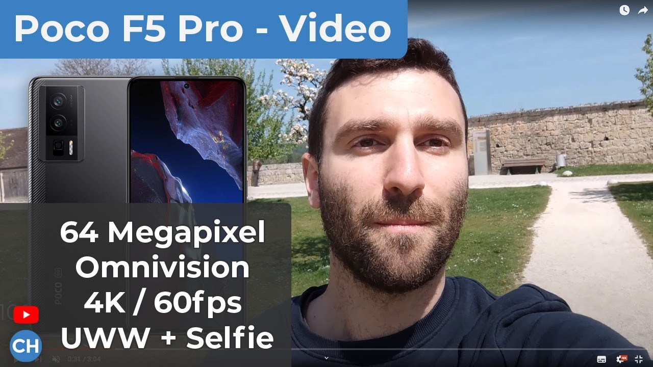 Poco F5 Pro Video Test (4K, Ultraweitwinkel, Selfie, 60FPS) - YouTube