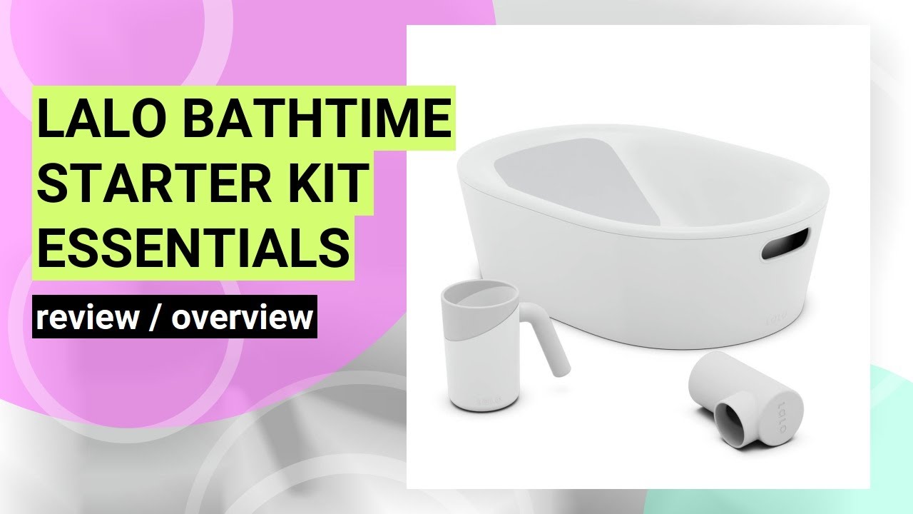 Review: Lalo Bathtime Starter Kit - The Ultimate Baby Bath Solution! - YouTube
