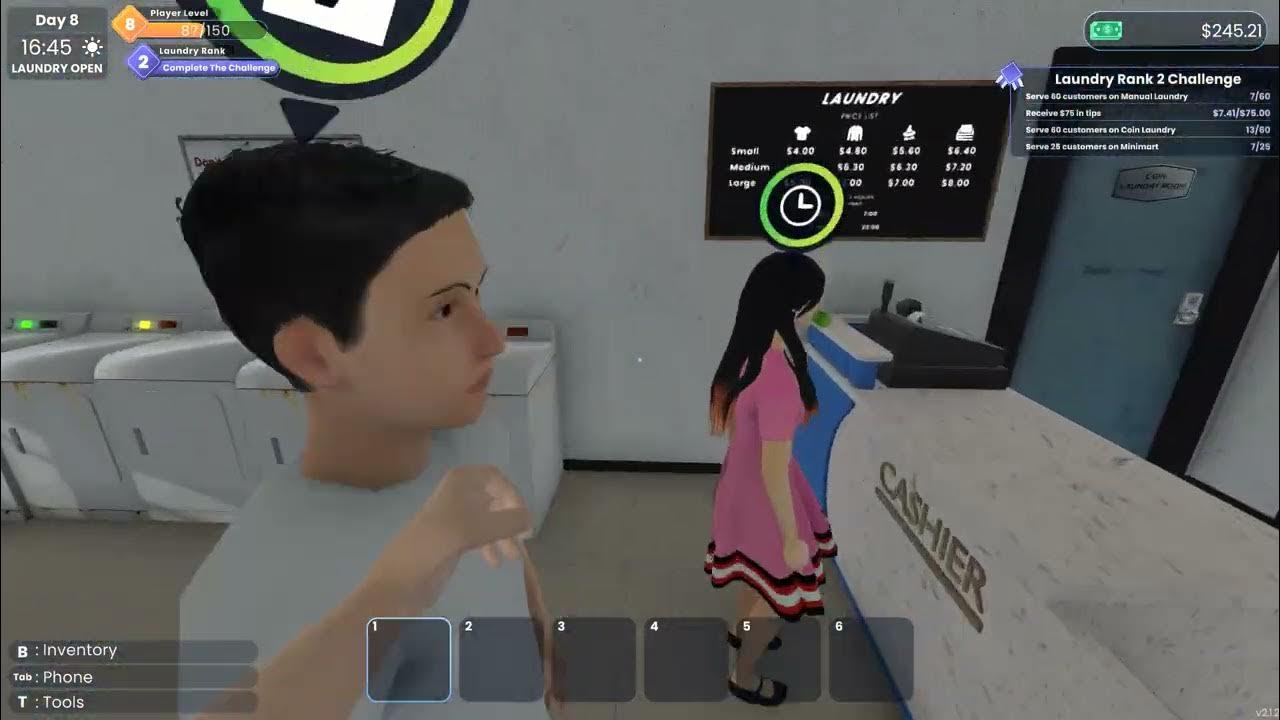 Laundry Store Simulator We ummm found the umm missing person, Ep 4 - YouTube