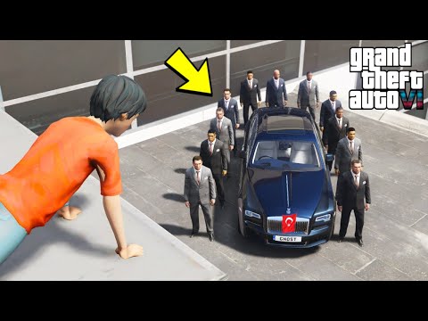 BAŞKANIN ARABASINI ÇALAN ÖLÜYOR - GTA 5 GERÇEK HAYAT