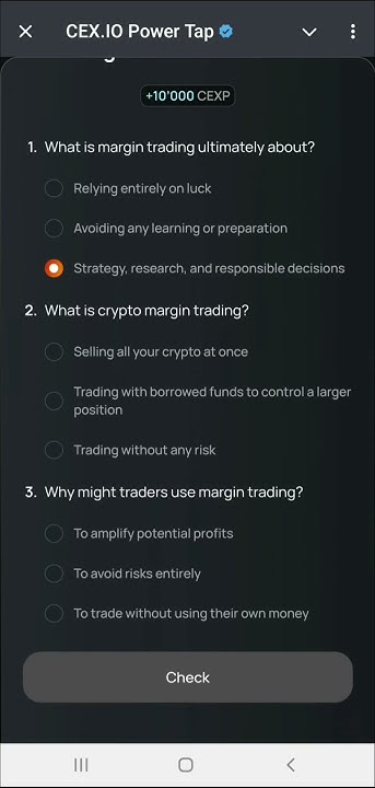 Win 10 000 CEXP in Today's Quiz! "What Is Crypto Margin Trading? Learn How It Works" - YouTube