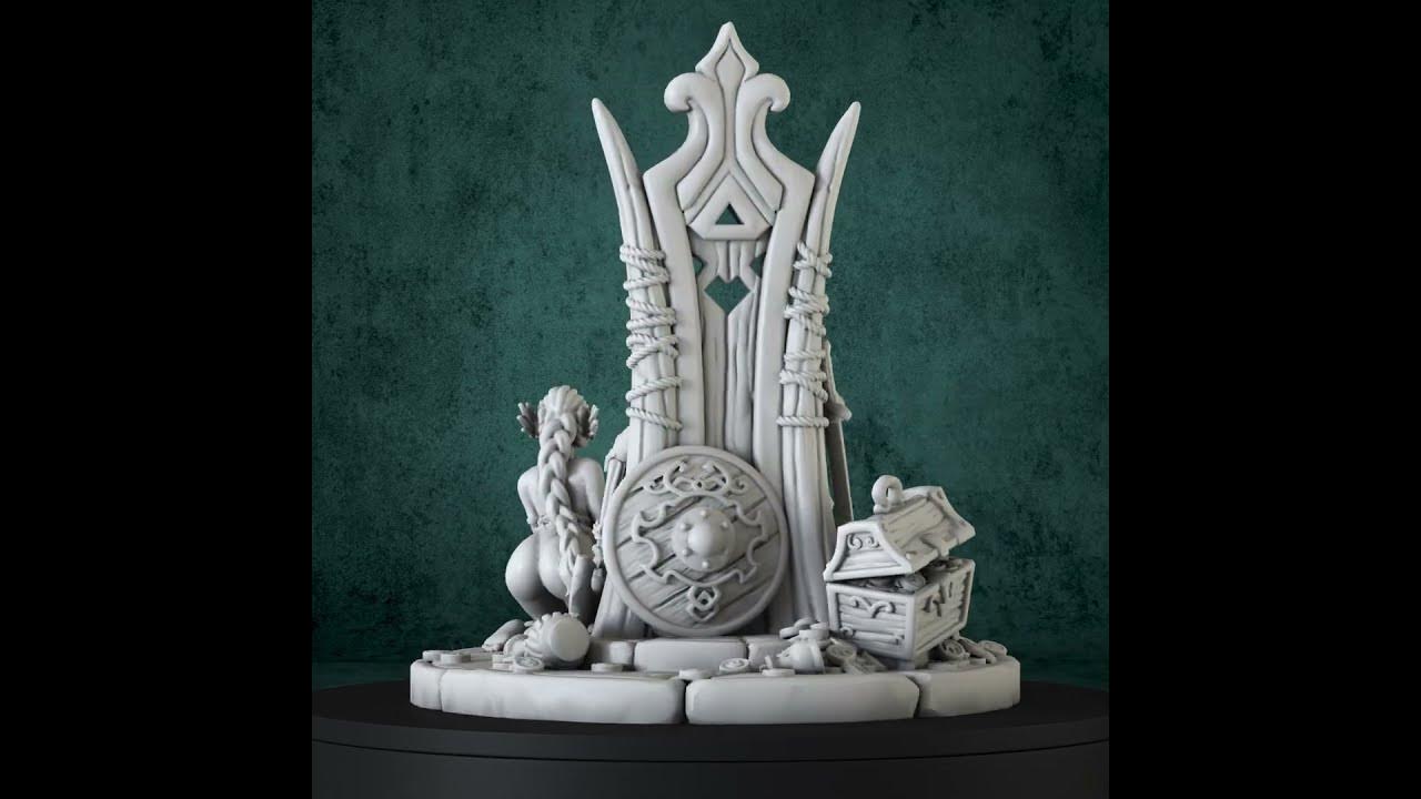 Skagard Throne - Set Miniature Dungeons and Dragons #dnd #dndminiatures ...