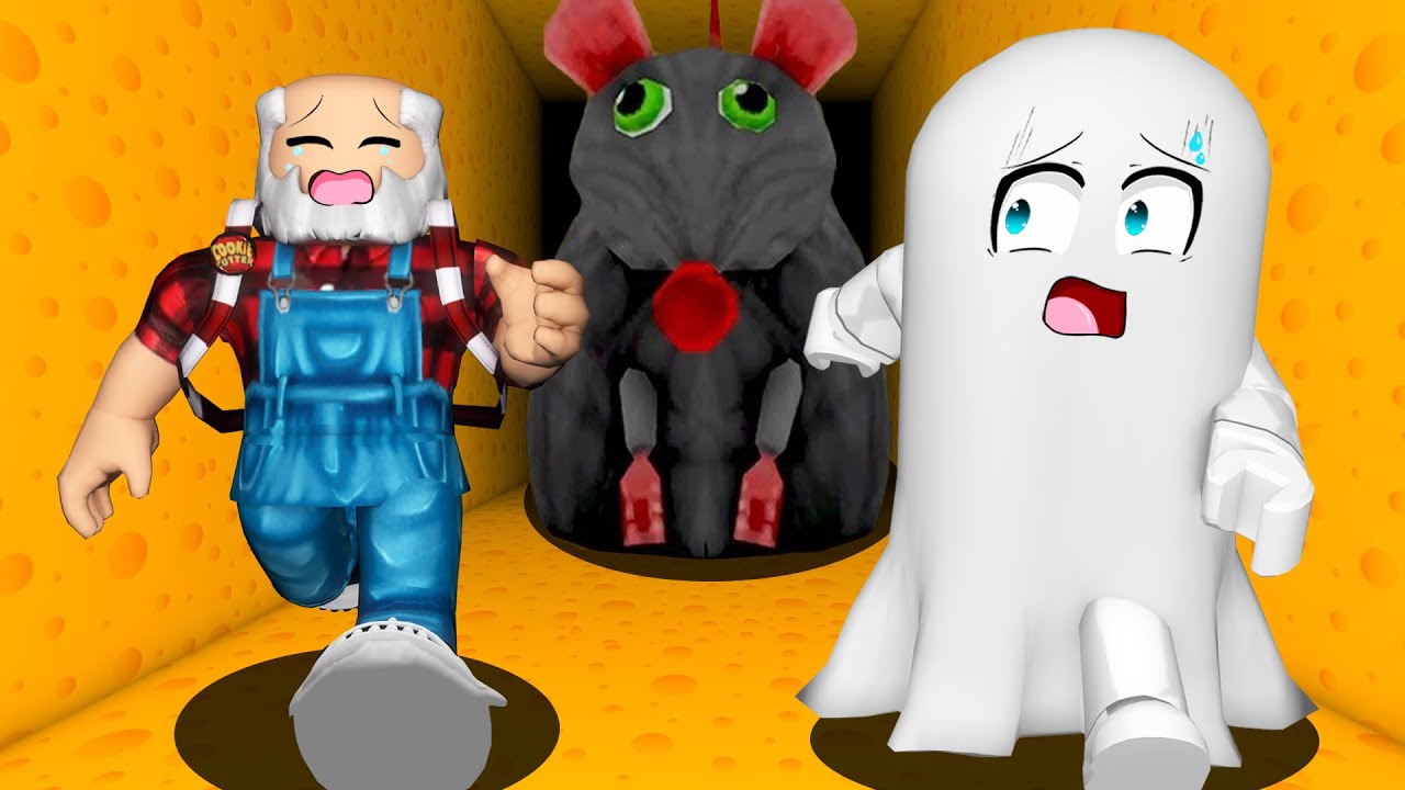 ¡NO DEJES que EL RATON MALDITO te ATRAPE! 🐭🧀😨 CHEESE ESCAPE en ROBLOX ...