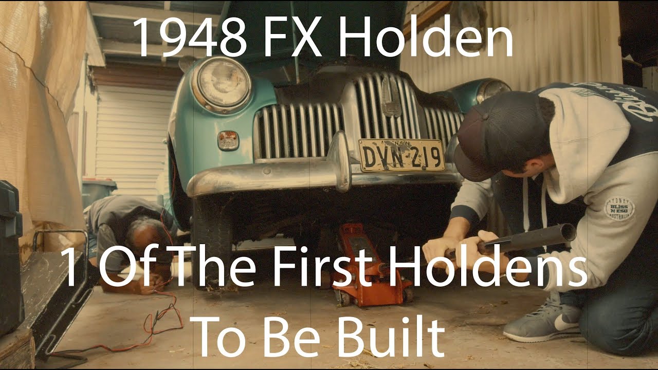 1948 FX Holden 48-215 - One of the first Holden's ever built - YouTube