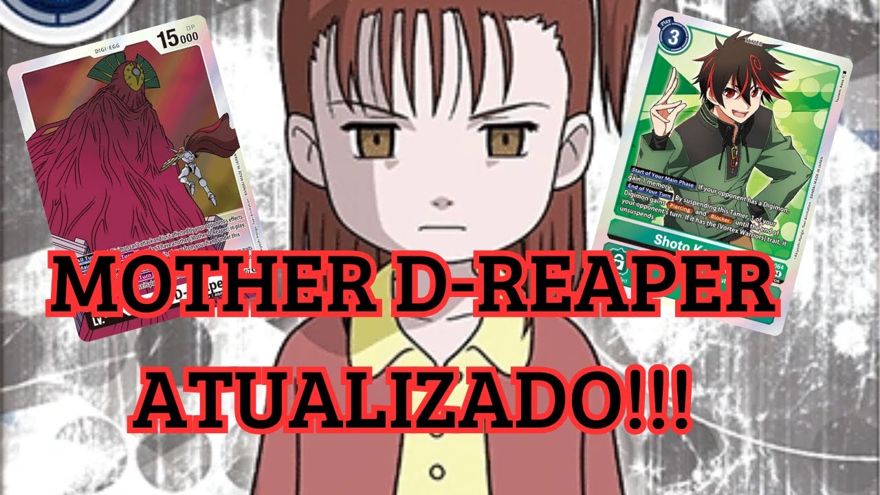 Dessa mãe niguém passa. || Digimon Card Game - Mother D-Reaper Deck Profile pós EX8. - YouTube