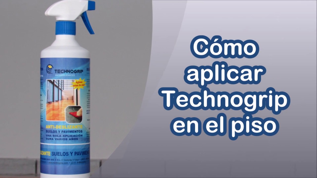 Como aplicar Technogrip en el piso - YouTube