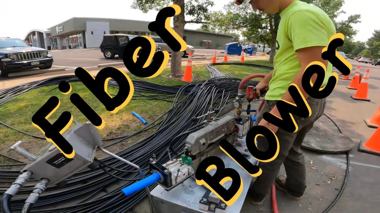 Blowing fiber, Bad conduit #3 - YouTube