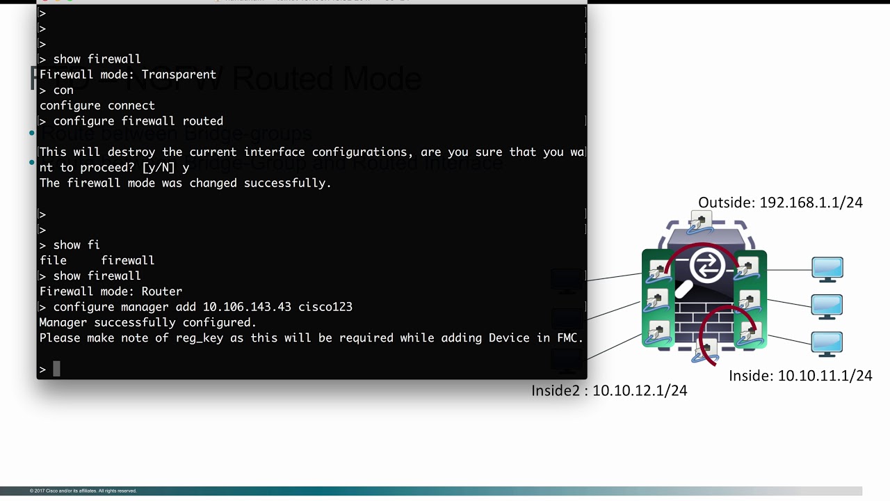 FTD Deployment Mode, Routed NGFW - YouTube
