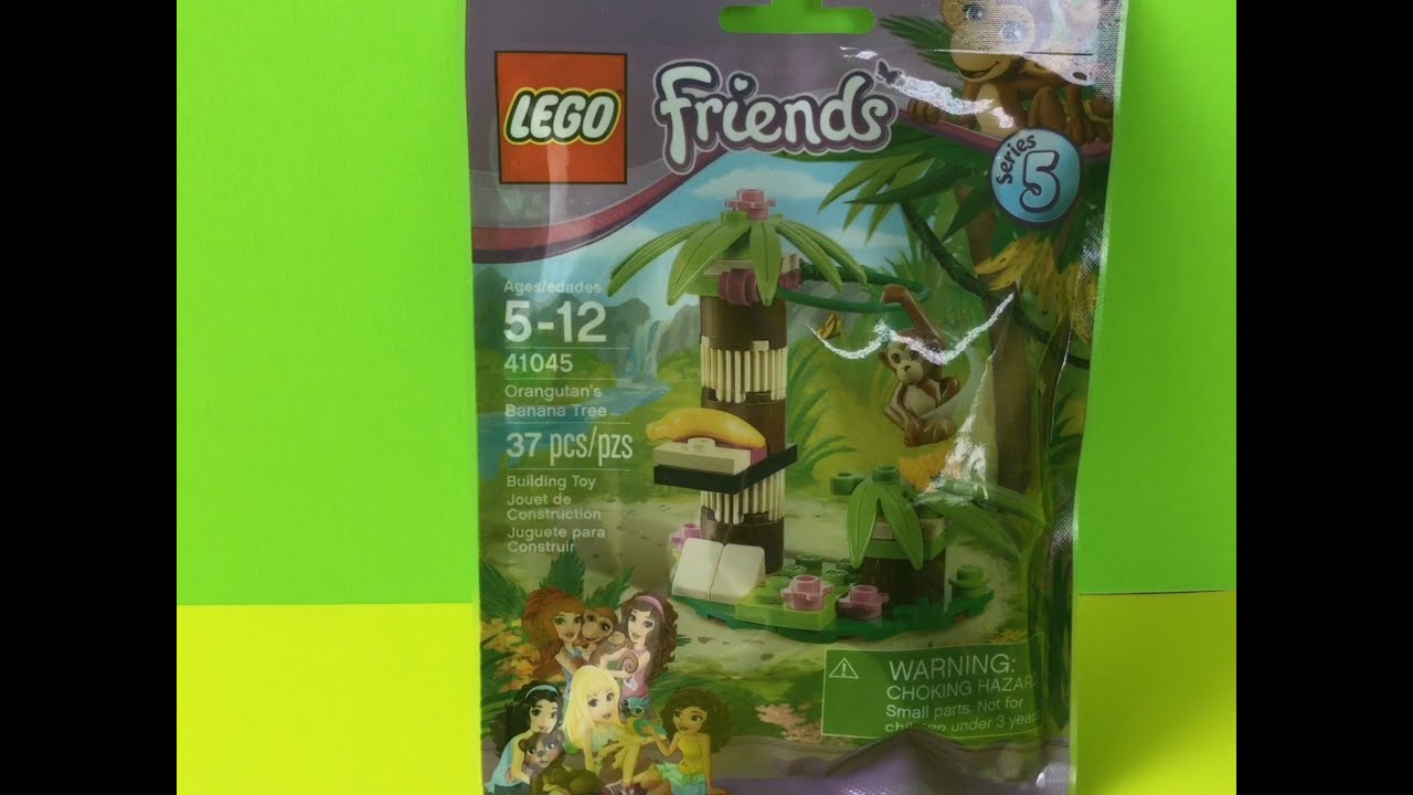 Unboxing Lego Friends Orangutan's Banana Tree Building Toy Collectable ...