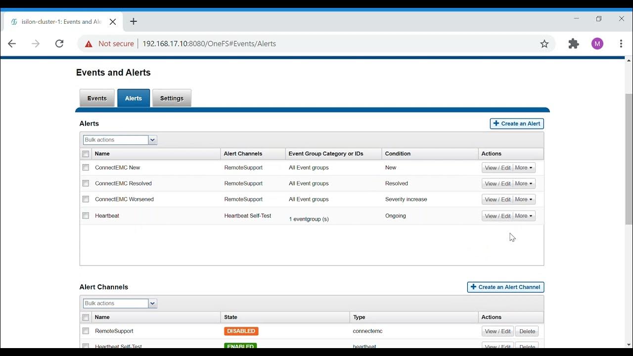 How to configure Alerts in Isilon/ PowerScale | Isilon Administration and Management | Power ...