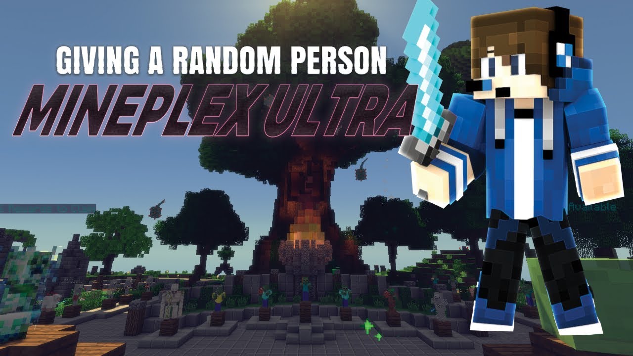 GIVING A RANDOM PERSON MINEPLEX ULTRA - YouTube