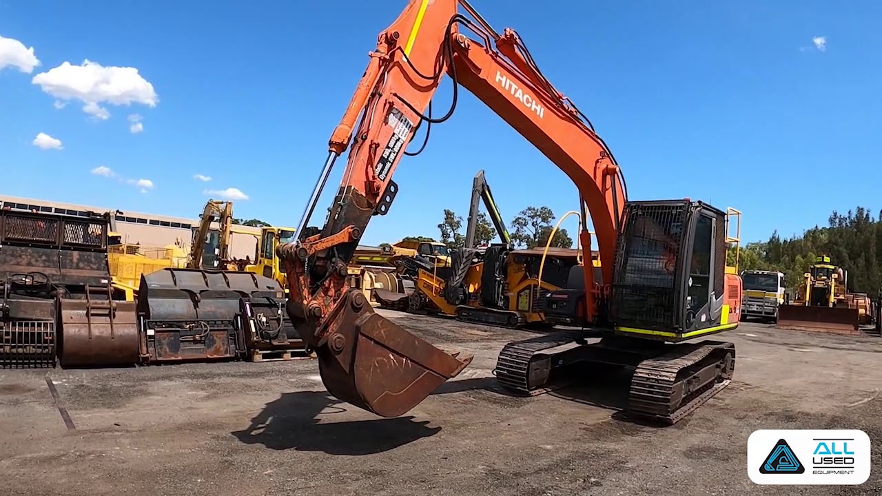 Hitachi ZX120-3 - YouTube