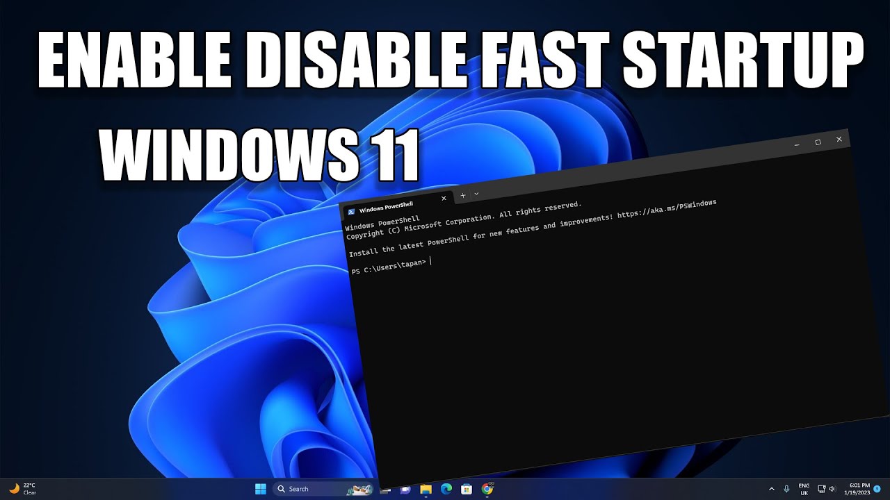 How to Enable or Disable Fast Startup on Windows 11 Using Terminal ...