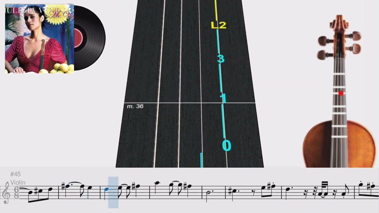 Julieta Venegas - Me Voy (Violin TAB/Tutorial) [PARTITURA PDF + MP3 ...