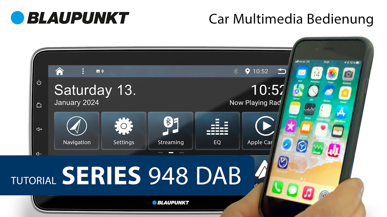🔵 Blaupunkt HAMBURG 948 DAB / CAPE TOWN 948 DAB – ALL-IN-ONE 1-DIN Car ...