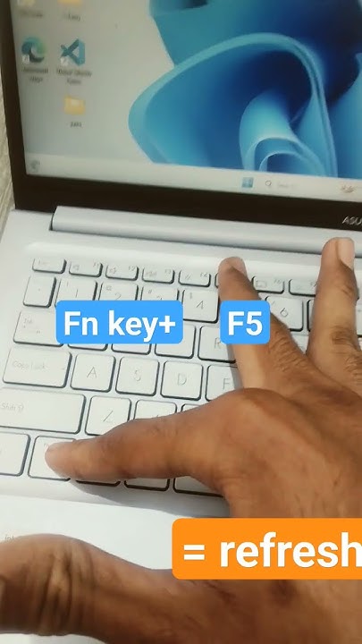function key + f5 refresh , How to refresh without using mouse(touchpad)in laptop - YouTube