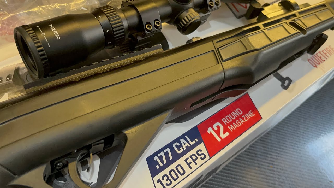 Crosman Airgun Magfire Ultra 177 unboxing and testing - YouTube