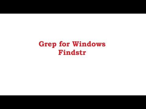 How to use the Findstr Windows command with examples - YouTube