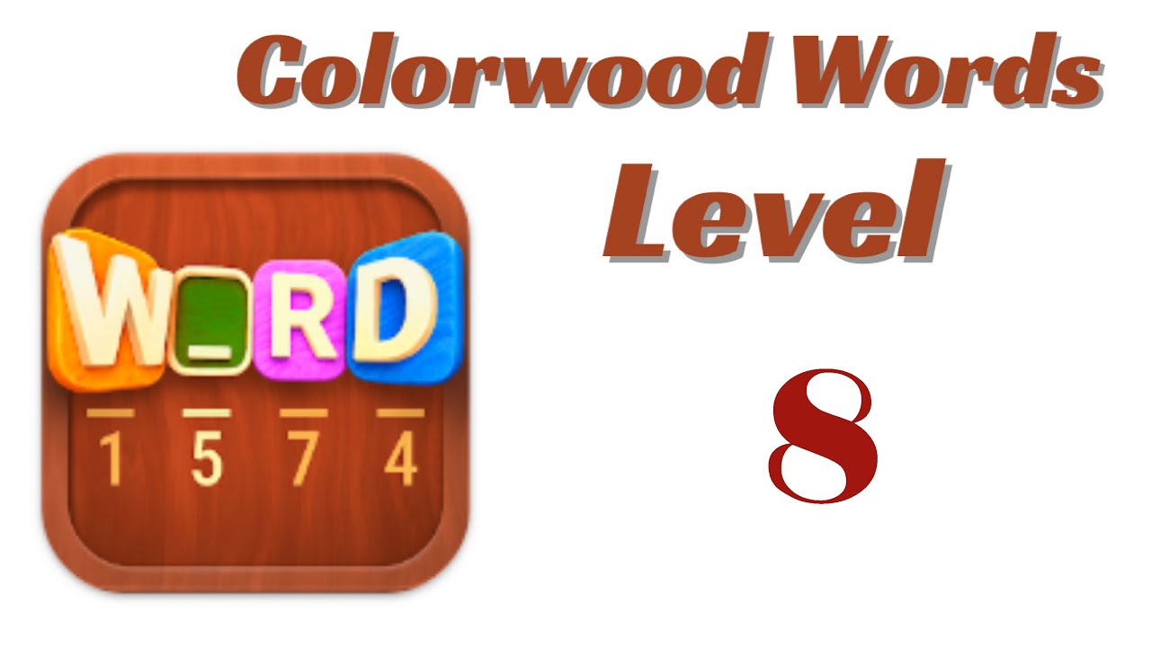 Colorwood Words Level 8 Answers | Colorwood Words - Cryptogram - YouTube