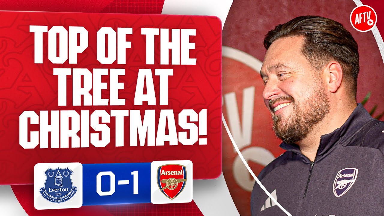 Top Of The Tree At Xmas! (Marty) | Everton 0-1 Arsenal - YouTube