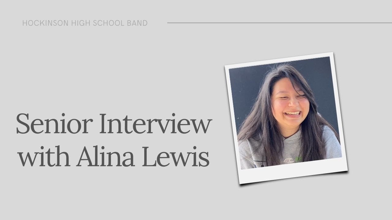 Alina Lewis Senior Interview 2021 - YouTube