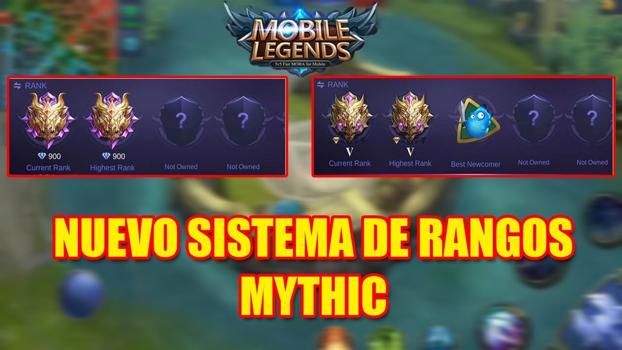 NUEVO SISTEMA DE RANGOS MYTHIC,TODO VA A CAMBIAR 😱 | MOBILE LEGENDS ...