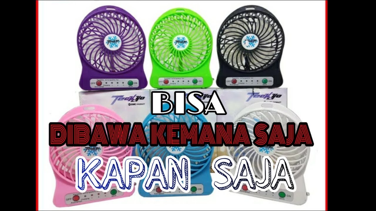 KIPAS MINI PORTABLE MURAH - YouTube