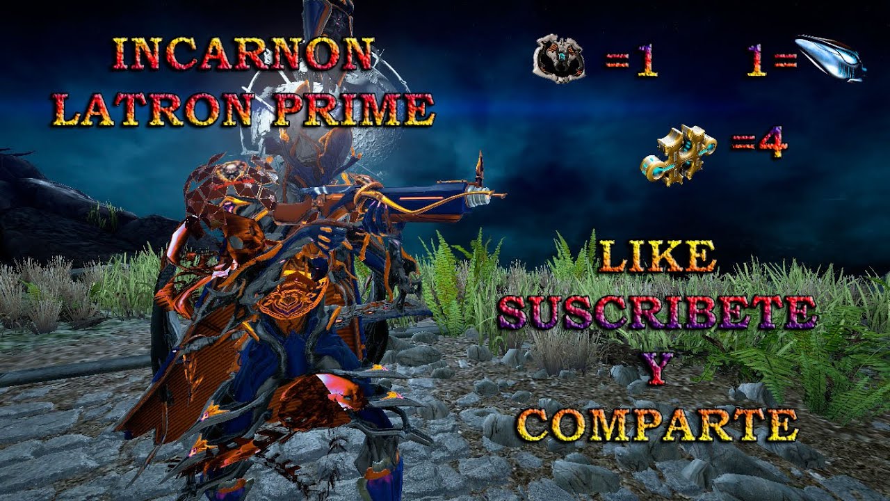 INCARNON LATRON PRIME - WARFRAME 2023 - YouTube