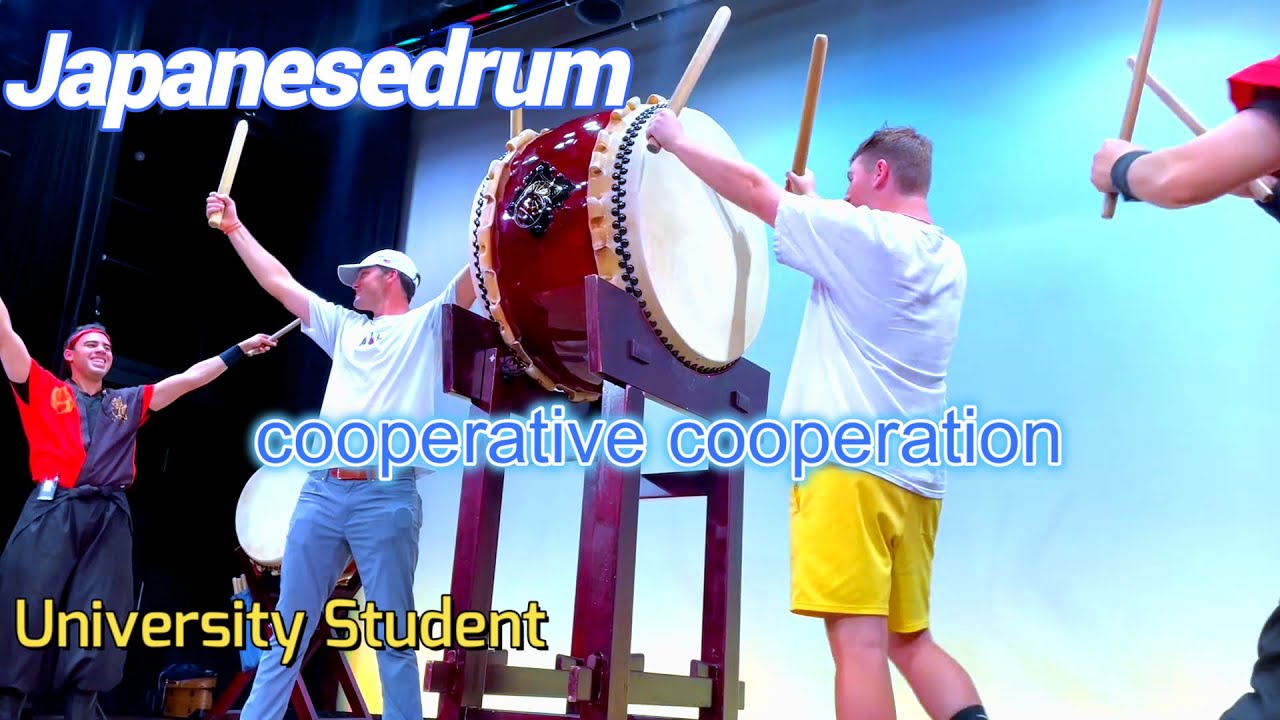 Wadaiko Experience Student Trip From U・S・A - YouTube