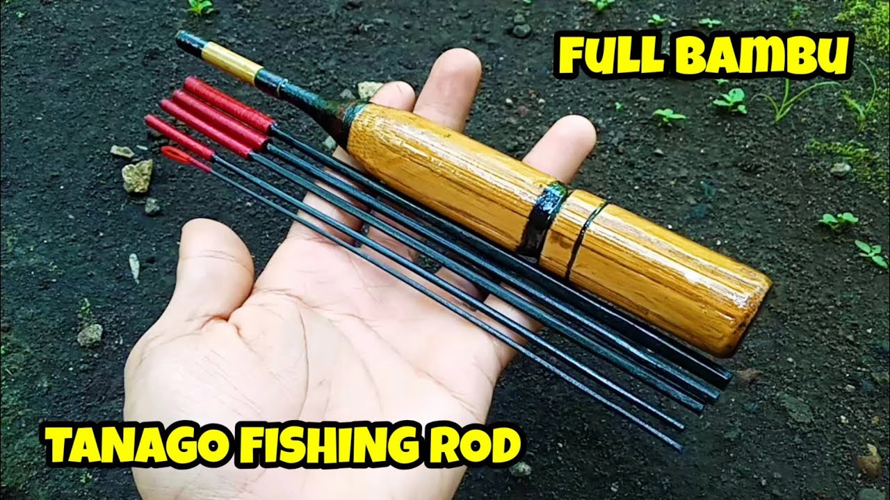 Membuat joran micro fishing tanago dari bambu || tanago fishing rod ...