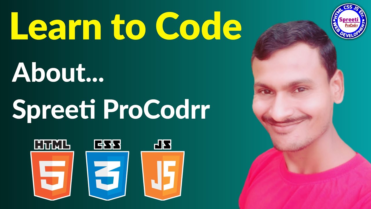 Spreeti Procodrr Html Web Development Full Course Free Web Designer Web Devloping Free Course