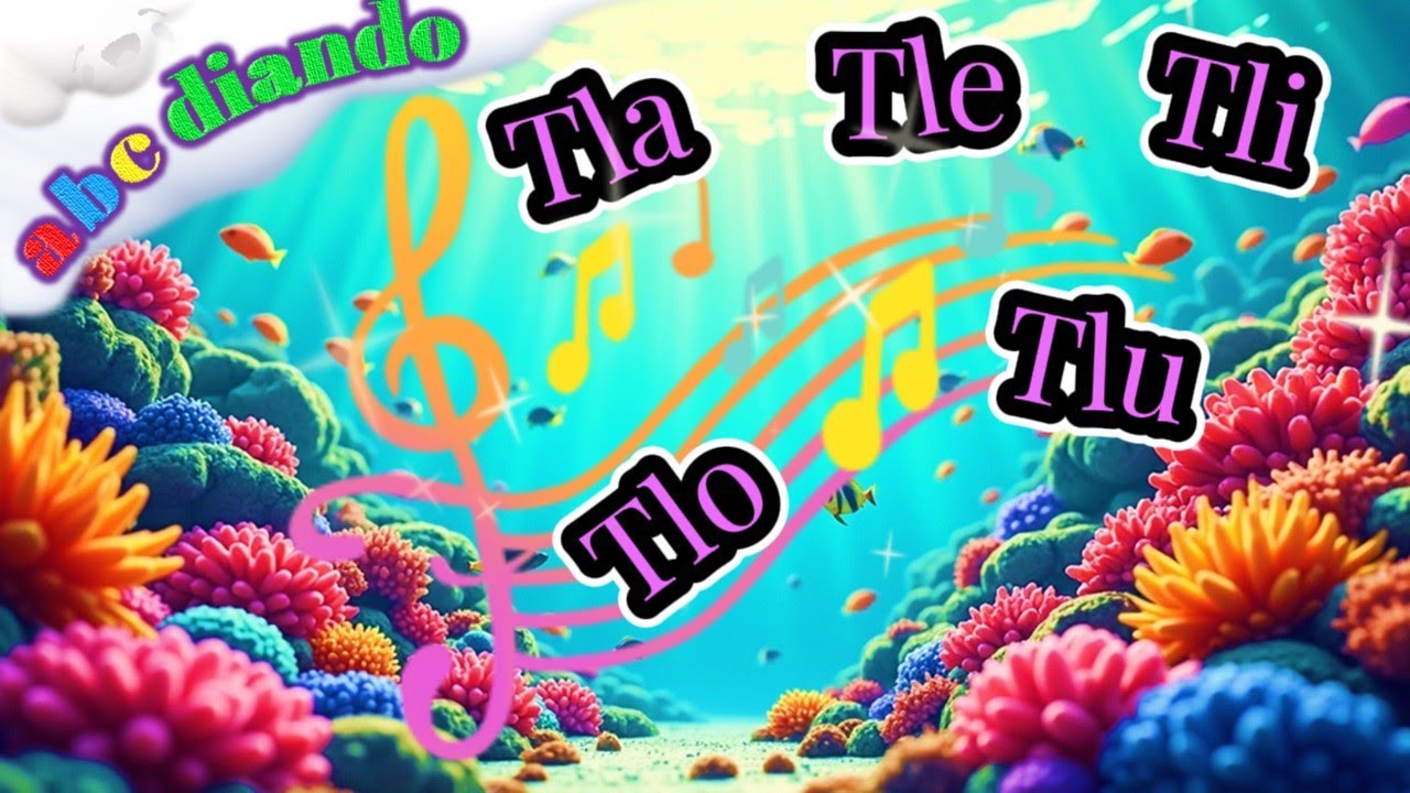🌟 SÍLABAS TLA, TLE, TLI, TLO, TLU 🌟 ¡APRENDE CANTANDO CON ABCdiando! 🌟 ...