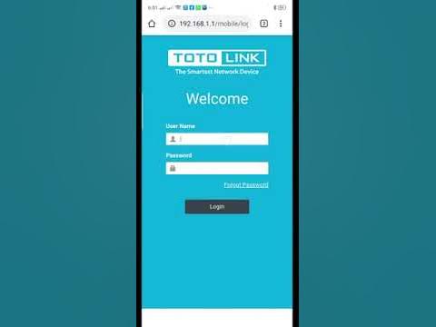 How to change the TOTOLINK modem Wi Fi password - YouTube
