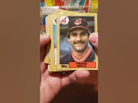 Best Baseball Card Design: 1987 Topps Baseball Cards Wax Pack Opening # 