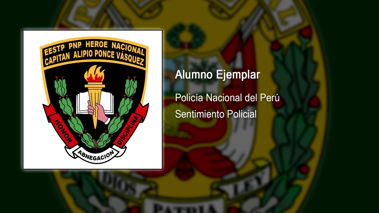 Alumno Ejemplar | PNP - YouTube