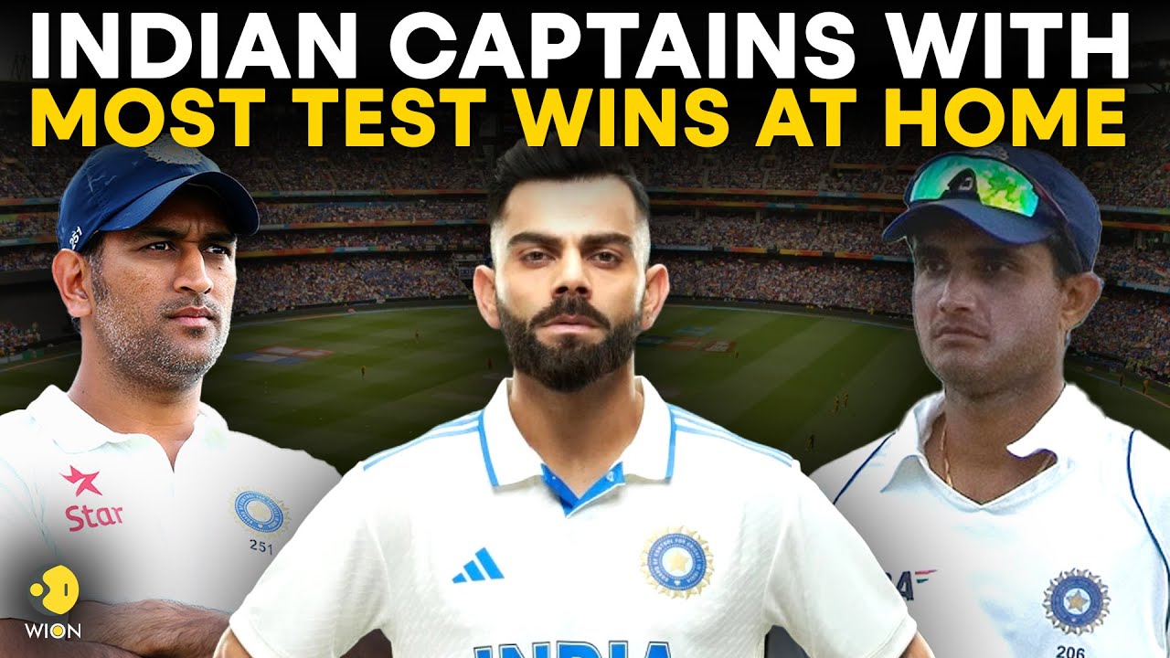 India Test captains with most home wins | WION Originals - YouTube