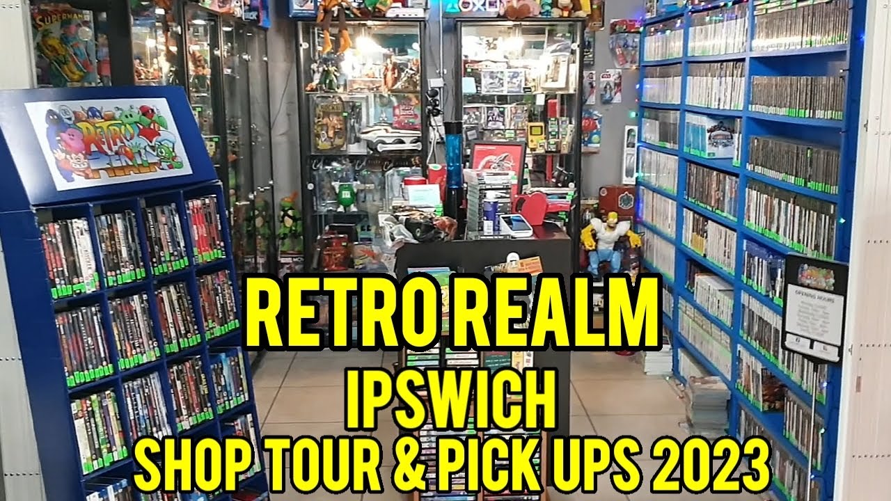 Retro Realm Ipswich Shop Tour 2023 and Pickups - YouTube