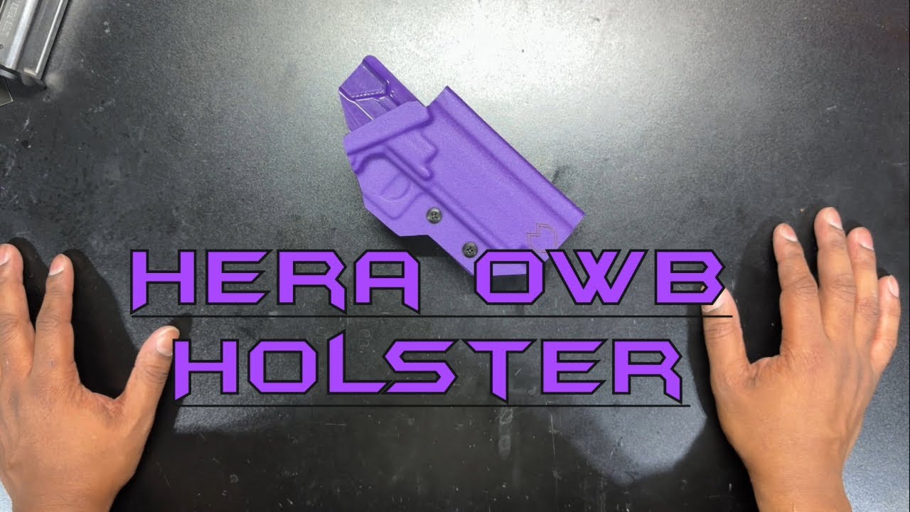 Builders Table: Building a custom Hera OWB Kydex holster! - YouTube