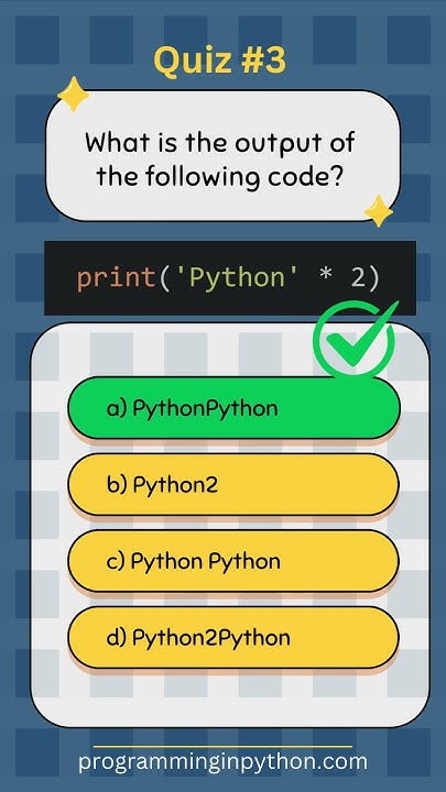 Python Quiz Whats The Output Quiz 3 Python Shorts Quiz Codingchallenge Pythonprogram