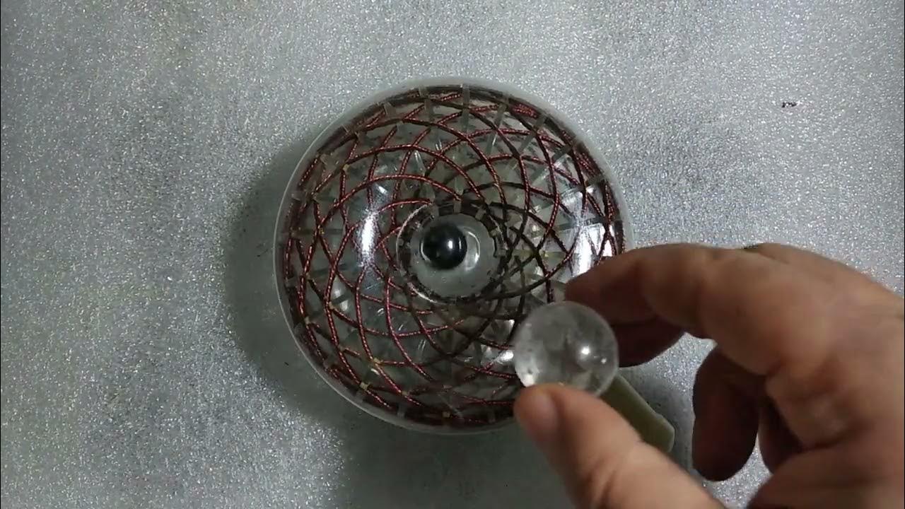 Orgonite. Катушка Марко Родина. Вращение шарообразных тел. - YouTube