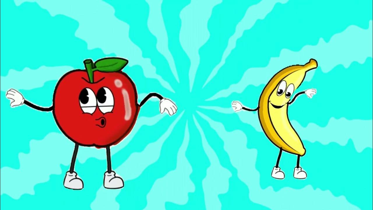 vamos a cantar la canción de las frutas, dibujos para niños - YouTube