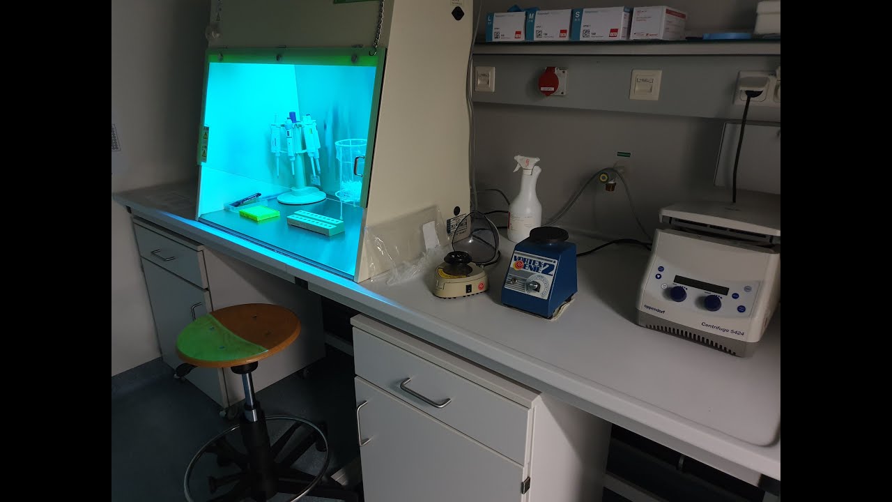 ASMR Real Lab Ambience. Work is done. UV light decontamination - 1 Hour ...