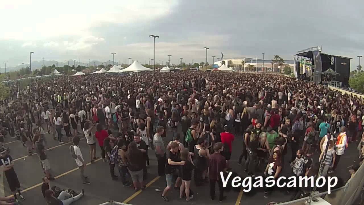 Time Lapse of Extreme Thing 2014 - Hard Rock Live Stage - YouTube
