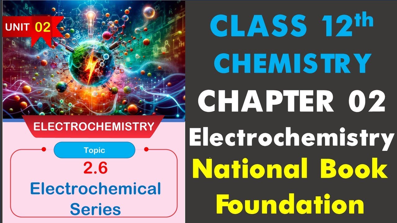 2.6 Electrochemical Series| Chapter 2| Electrochemistry| Chemistry ...