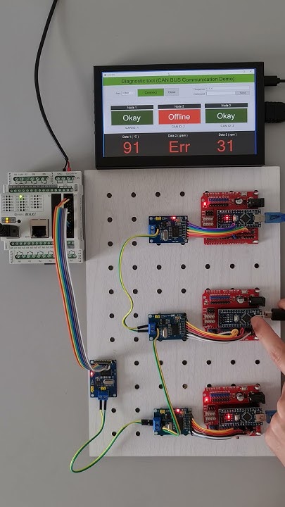 Can Bus Communication Using Mcp2515 Module Youtube