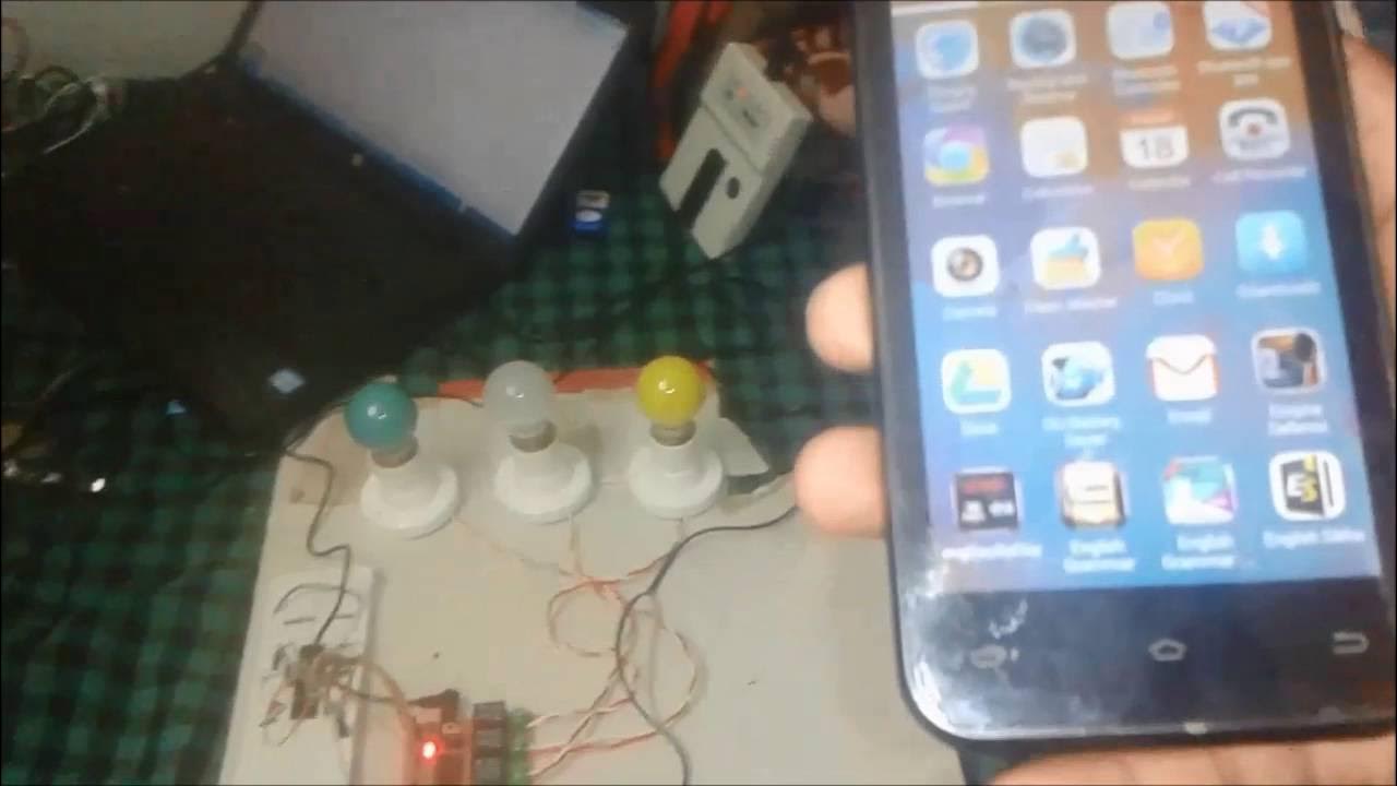 Bluetooth Controlled Home Automation using 8051 - YouTube