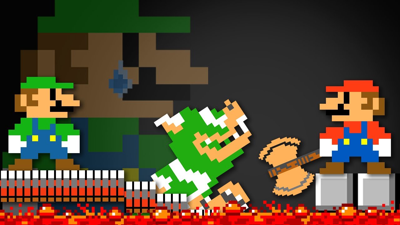 Mario Sacrifices Luigi to Defeat Bowser - YouTube