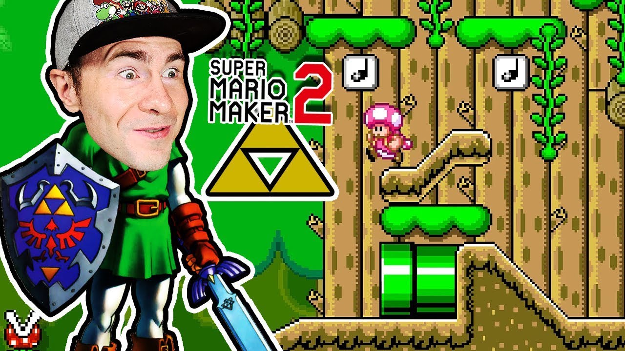 Mario Maker 2 ZELDA Themed Levels - YouTube