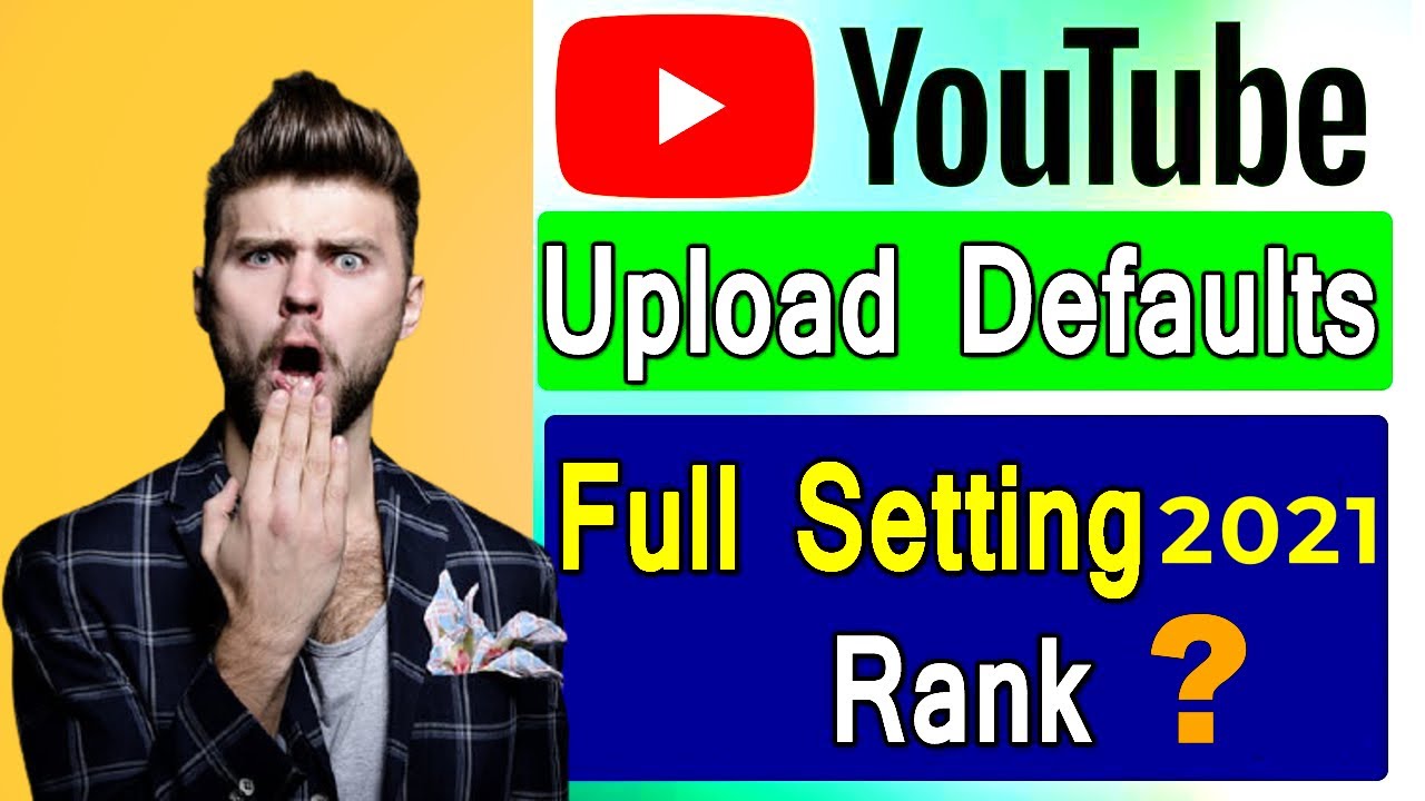 How To Set Default Title Description And Tags For Your Channel 2021 ...