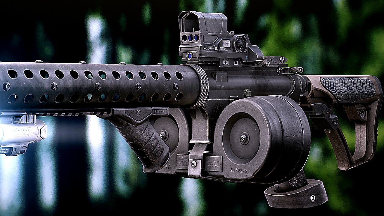 Labs with Meta M4A1 (100-Round Drum Mag) - YouTube